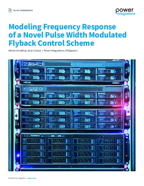 Modeling Frequency Response Of A Novel Pulse Width Modulated Flyback