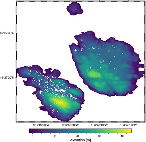 topography of the trail islands in british columbia canada ensaio v0 7 0