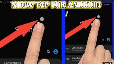 how to show touches on android youtube