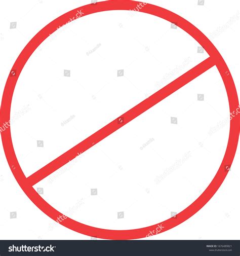 Clipart Prohibited Red Circle