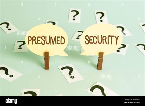 Conceptual Caption Presumed Security Business Idea System Safe From