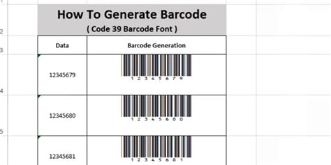 Upc Barcode Font For Excel Pictures