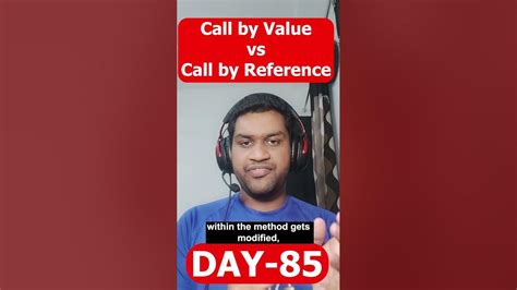 Call By Value Vs Call By Reference Java Interview Interviewtips Youtube