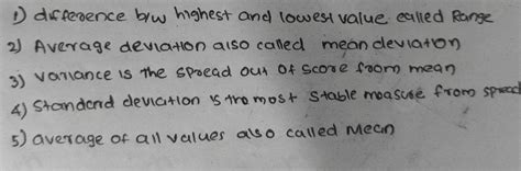 Solved 1 It Is The Difference Between Highest And Lowest Values In A