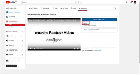 How To Add Subtitles And Turn On Closed Captions On Youtube Videos