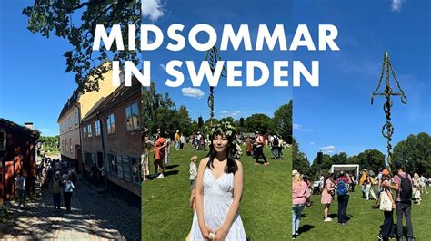 스웨덴 미드솜마는 영화 미드솜마와 비슷할까 미드솜마 브이로그 Midsommar Vlog 💐🇸🇪 Youtube