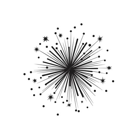 Premium Vector Single Firework Explosion