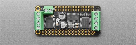 FeatherWing Of The Day DC Motor Stepper FeatherWing WingOfTheDay Adafruit Industries