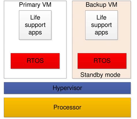 Primary VM Backup VM Download Scientific Diagram