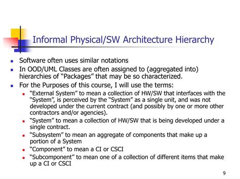 Ppt Lecture 12 Systems Engineering And Architecting Definitions