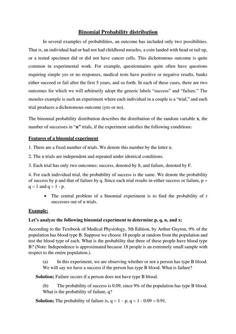SOLUTION Binomial Poisson Distribution Studypool