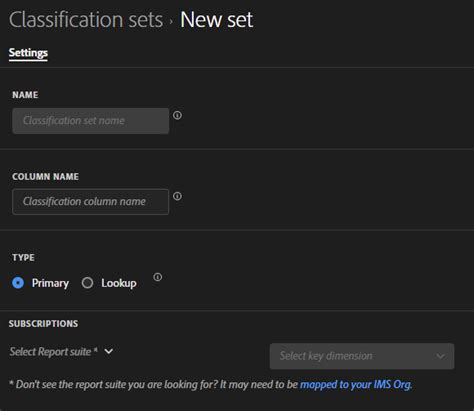 Create A Classification Set Adobe Analytics