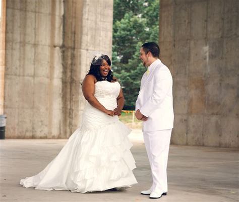 Fat Couple Wedding