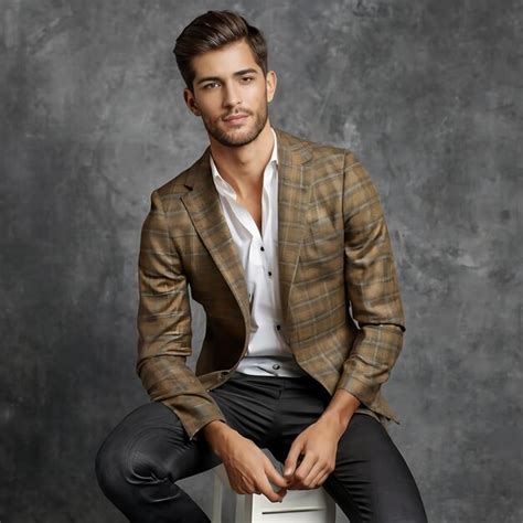 Attractive Male Model Premium Ai Generated Image