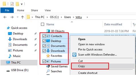 Copy Files From One User To Another In Windows Techbout