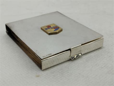 Rare Silver Matchbox Matchsticks Hinged Box Case Holder Etsy
