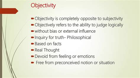 Objectivity And Subjectivity In Social Science Research Pptx