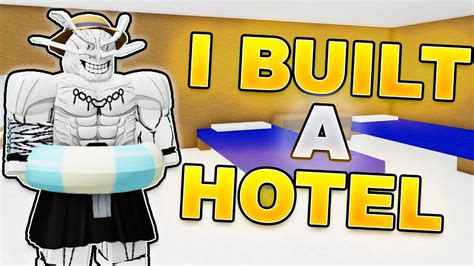 I Built A Hotel In Jujutsu Shenanigans Youtube