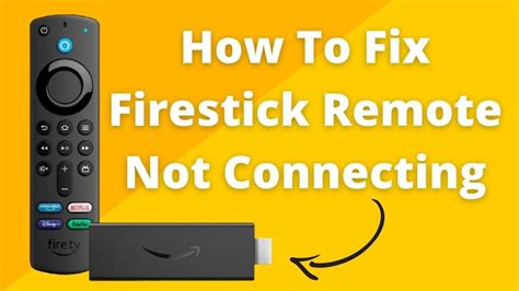 How To Fix Firestick Remote Not Connecting YouTube