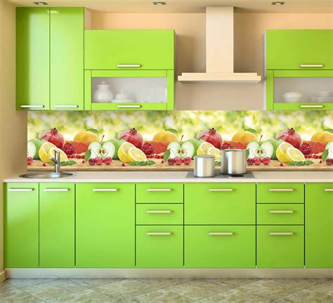 Желтая стеновая панель для кухни 41 фото