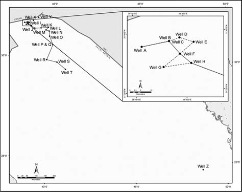 Regional Map Showing The Location Of The Correlation Panels Shown In