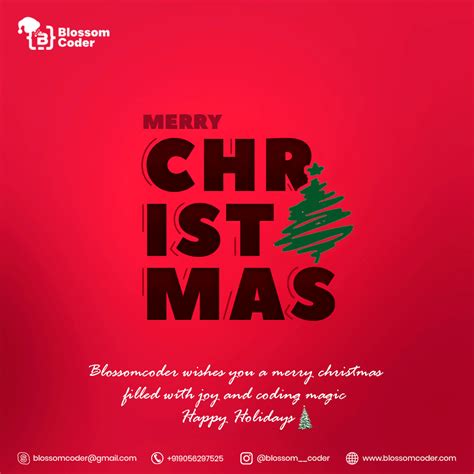 blossom coder pvt ltd on linkedin blossomcoder merrychristmas