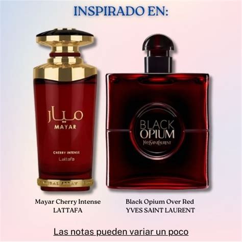 Mayar Cherry Intense Edp 100 Ml Unisex Lattafa Inspirado En Black Multimarcas Perfumes
