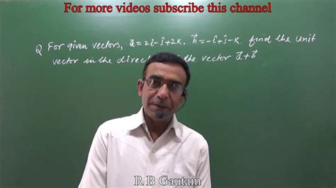 Class 12 Maths Vectors Youtube