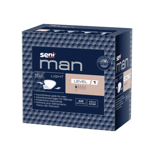 Seni Man Extra Plus Level 4 - wkładki urologiczne dla mężczyzn - Seni