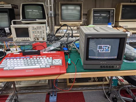 Sony Hb 10 Msx Repair Using A Raspberry Pi Pico Powered Breadboard