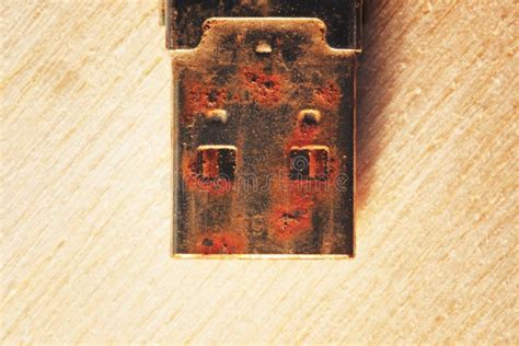 Rusty USB Flash Drive Connector Stock Image Image Of Connection