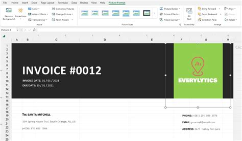 How To Create An Invoice In Excel Using A Template Envato Tuts