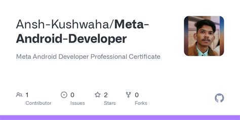 Github Ansh Kushwahameta Android Developer Meta Android Developer Professional Certificate