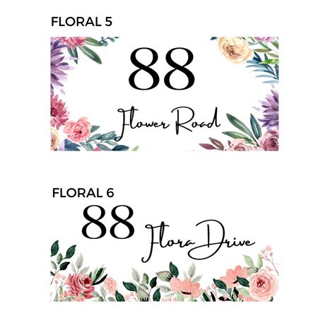 Unit Number Signage Home Signage Home Unit Sign Customised Door Unit House Numbers Hobbies