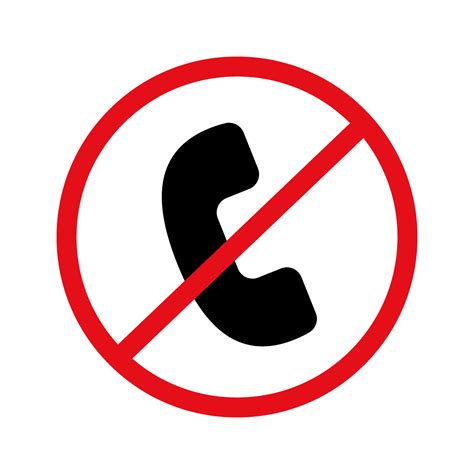 Do Not Call Sign Call Restriction Vector 27924245 Vector Art At Vecteezy