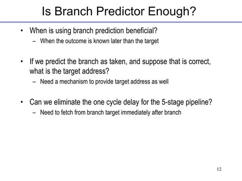 Ppt Dynamic Branch Prediction Powerpoint Presentation Free Download Id4117839