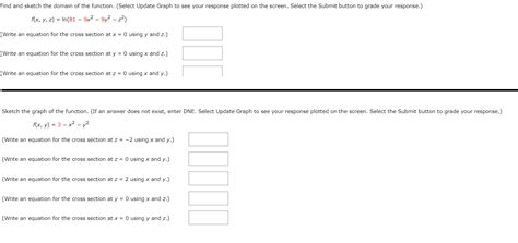 Solved Find And Sketch The Domain Of The Function Select
