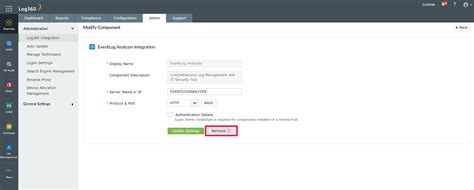 Moving The Eventlog Analyzer Installation To Another Machine