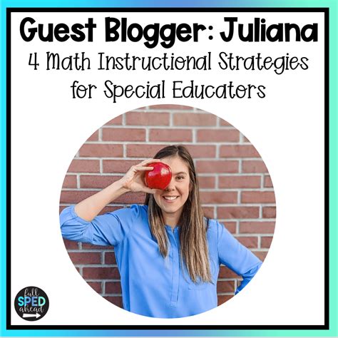 4 Math Instructional Strategies For Special Educators Full Sped Ahead