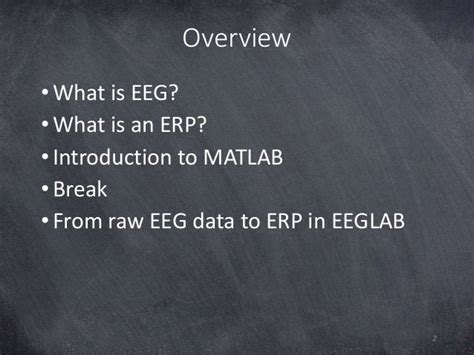 Analysing Eeg Data Using Matlab