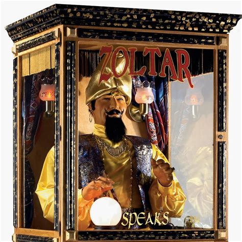 Zoltar Animatronic Fortune Teller Machine The Green Head