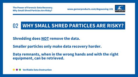 The Capabilities Of Forensic Data Recovery And Why Small Shred