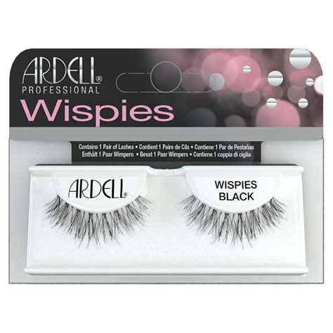 Ardell PestaÑas Wispies Negras Con Adhesivo Ardell