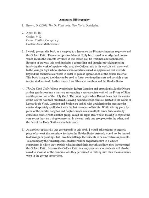 Annotated Bibliography Download Free Pdf Matrix Mathematics Statistics