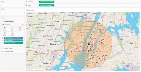 Tableau Spatial How To Create A Buffer Function In Tableau The Data