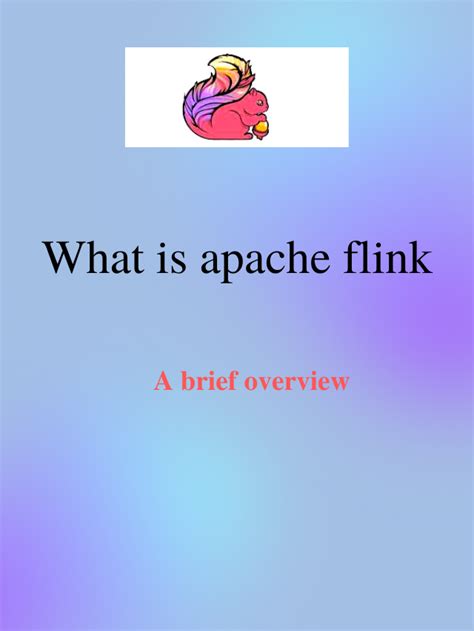 What Is Apache Flink G Of Big Data Processing Naiveskill