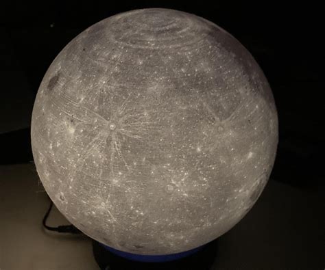 Rotating Moon Lamp 9 Steps With Pictures Instructables
