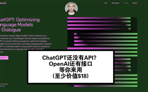 chatgpt没有api？openai为你提供了18刀的免费额度，快来尝试一下gpt 3的api功能，开启人工智能之旅吧 视频下载