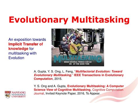 Ppt Multifactorial Optimization Towards Evolutionary Multitasking