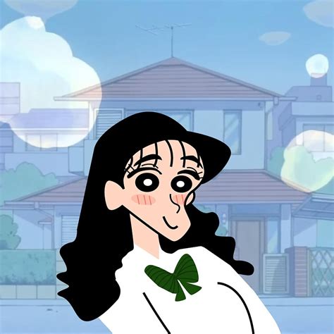 蜡笔小新娜娜子风格插画头像 肥瘦琦 站酷zcool